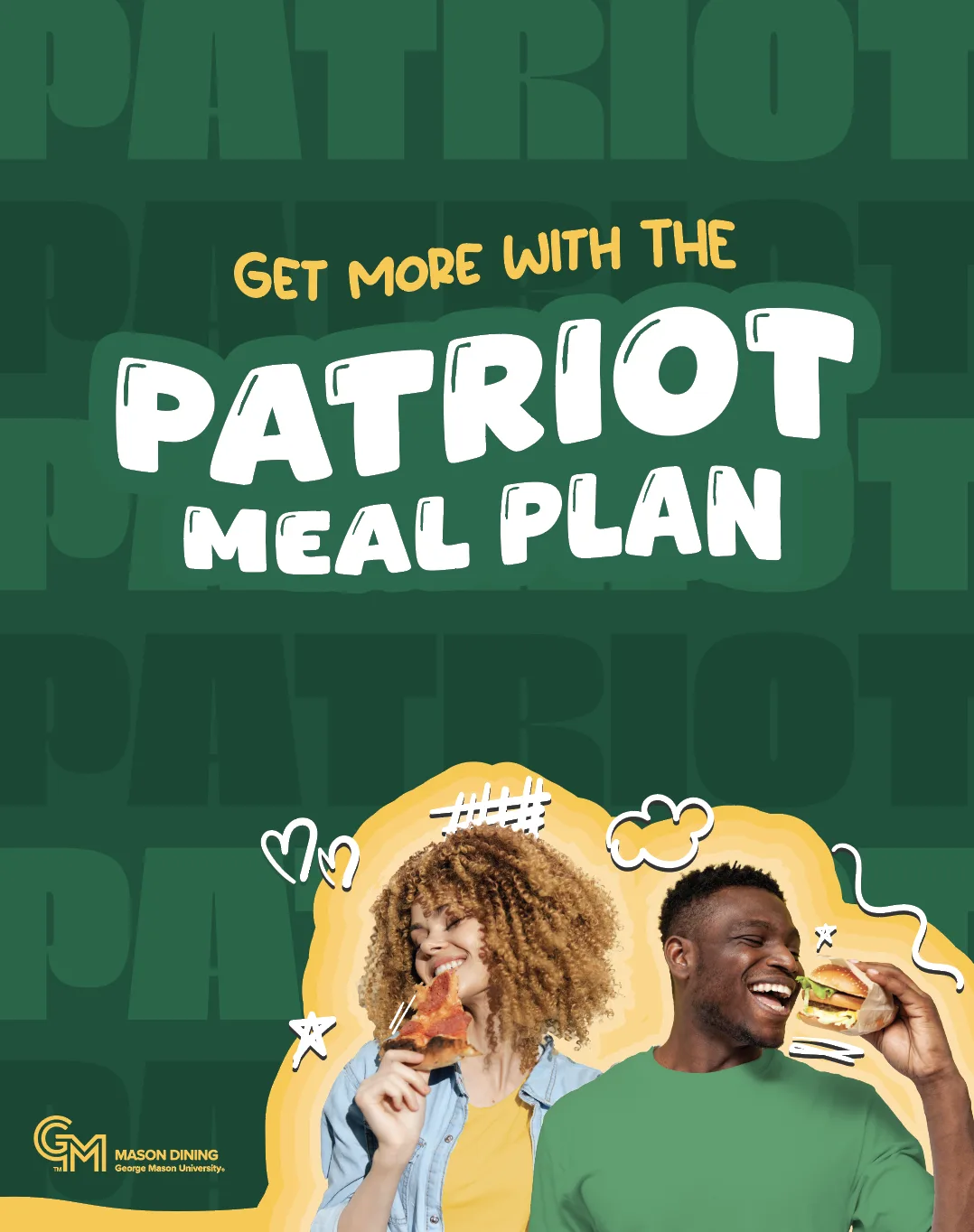 Get Extra Meal Swipes with Patriot Plans - George Mason University